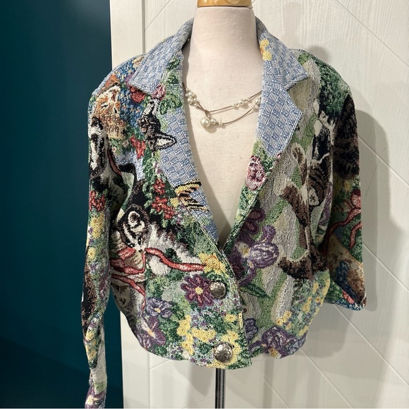 Painted Pony | Jackets & Coats | Vintage Painted Pony Tapestry Jacket ...